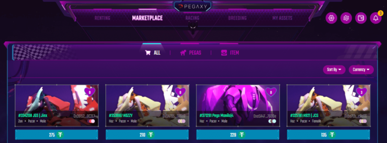 Pegaxy(ペガクシー)の始め方・稼ぎ方｜話題のペガサス競馬ゲームをVIS・PGXトークンの価格などから将来性を考察 | お金の知恵袋